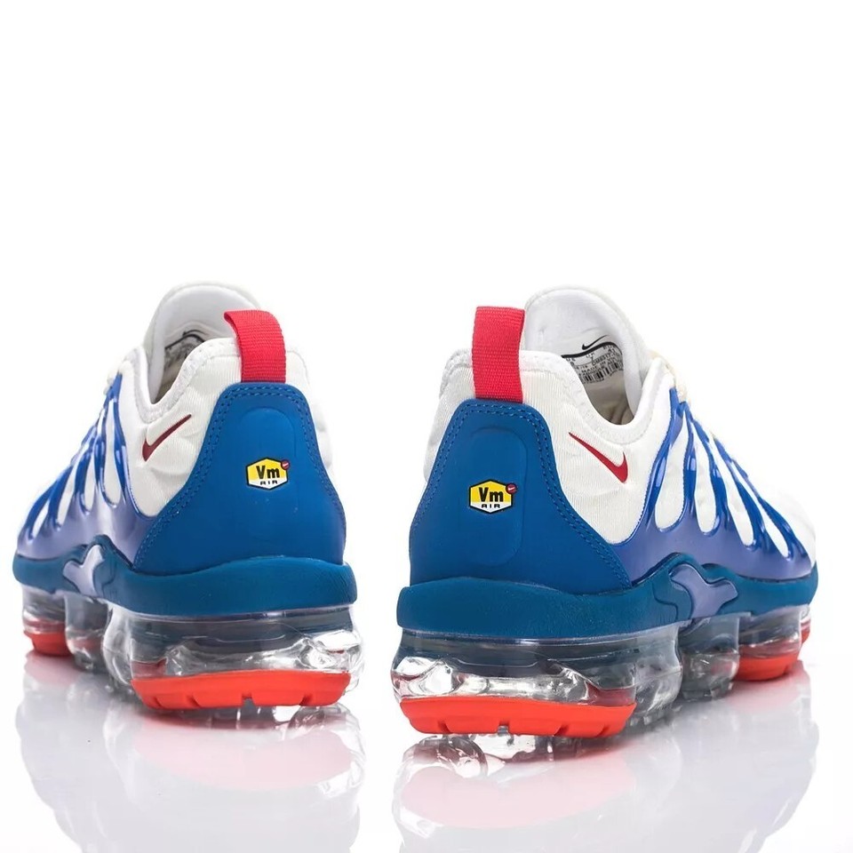 New Nike Air VaporMax Plus TN Men's White Blue Shoes Brand new shoe box ...