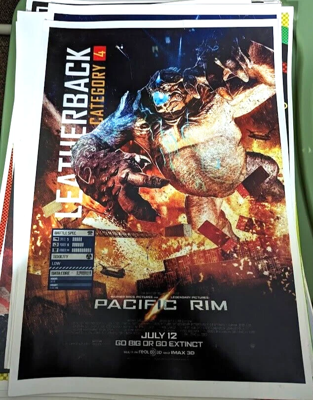 Pacific Rim Leatherback Poster