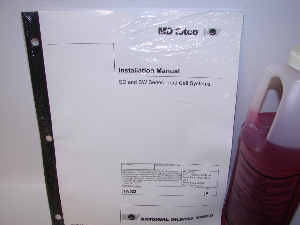 *NEW* MD Totco NOV Martin Decker 8.5" 10,000 lbs Load Cell 10K Sensater ...