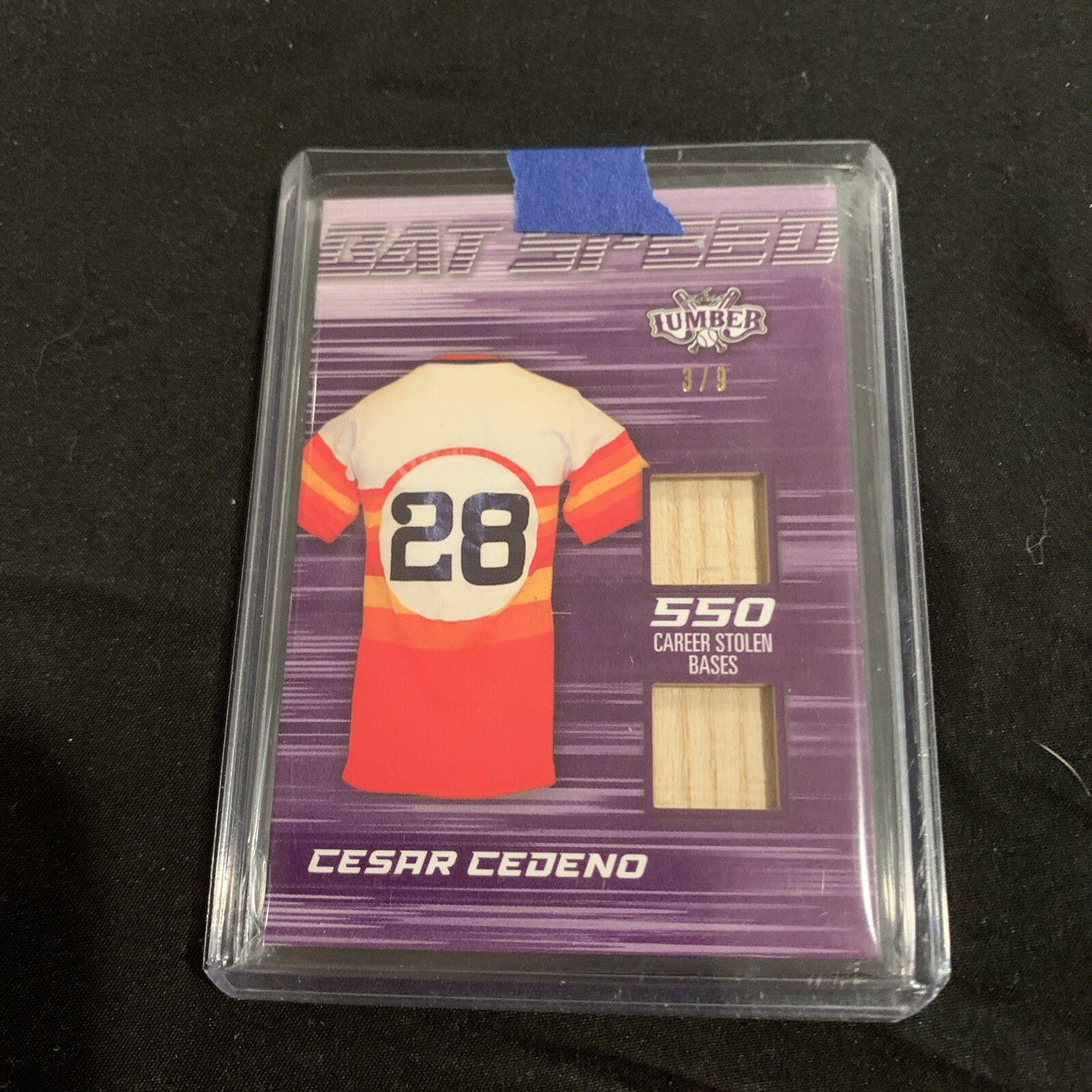 2022 Leaf Lumber Cesar Cedeno Bat Relic /9 BS-02 | eBay