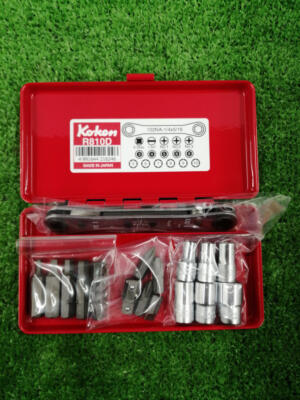 Koken R810D ratchet spanner set 17 pieces Made in Japan Mint unused ...