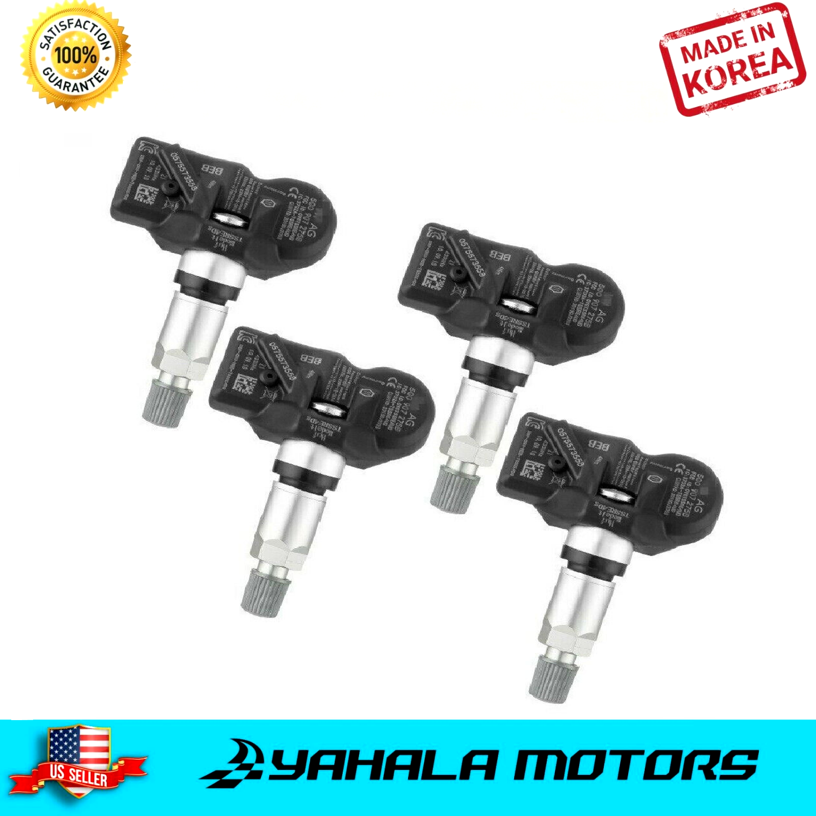 4-PCS Tire Pressure Sensor TPMS for VW Porsche McLaren Audi Skoda ...