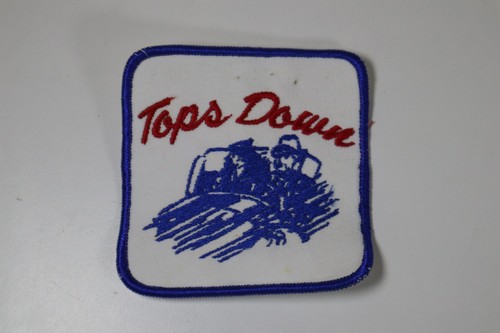 Vintage Tops Down Embroidered Patch | eBay