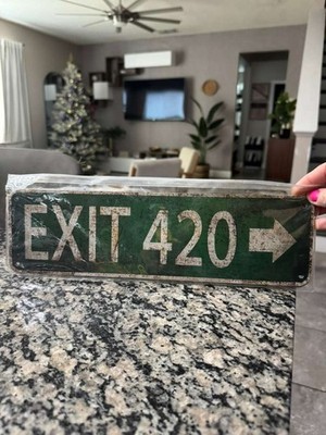 Decorative "Exit 420" sign | eBay