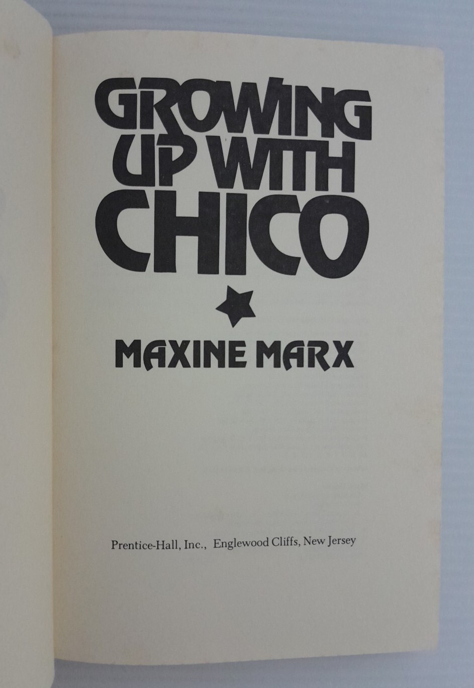 Growing Up With Chico, Maxine Marx. Hardcover 1980 | eBay