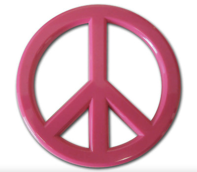 Pink Peace Sign Clip Art