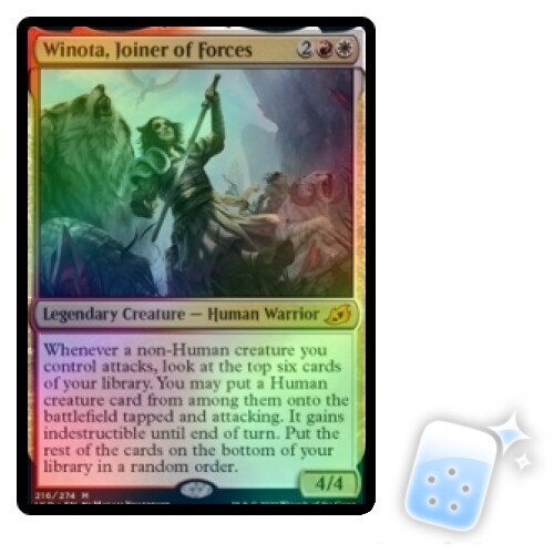 Foil Winota, Joiner Of Forces M/NM Magic: The Gathering MTG Ikoria | eBay