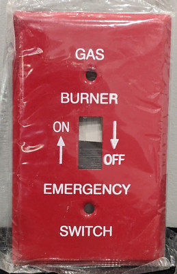 MULBERRY 41020 / 41020 Gas Burner Emergency Switch Wall Plate | eBay