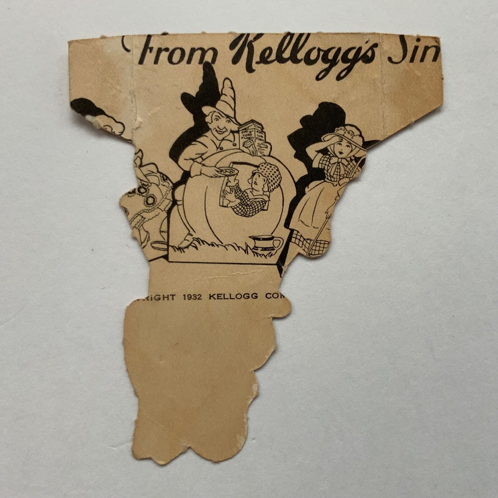 6 Vtg Valentines Day Cards 1930s Kelloggs Corn Flakes Box Cutouts ...