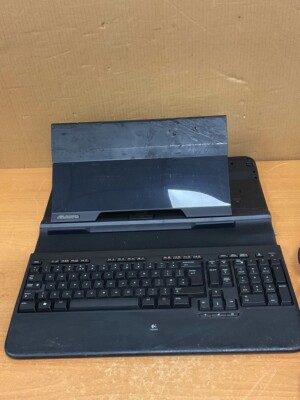 Logitech Alto Laptop Stand with Built-in USB Keyboard | eBay