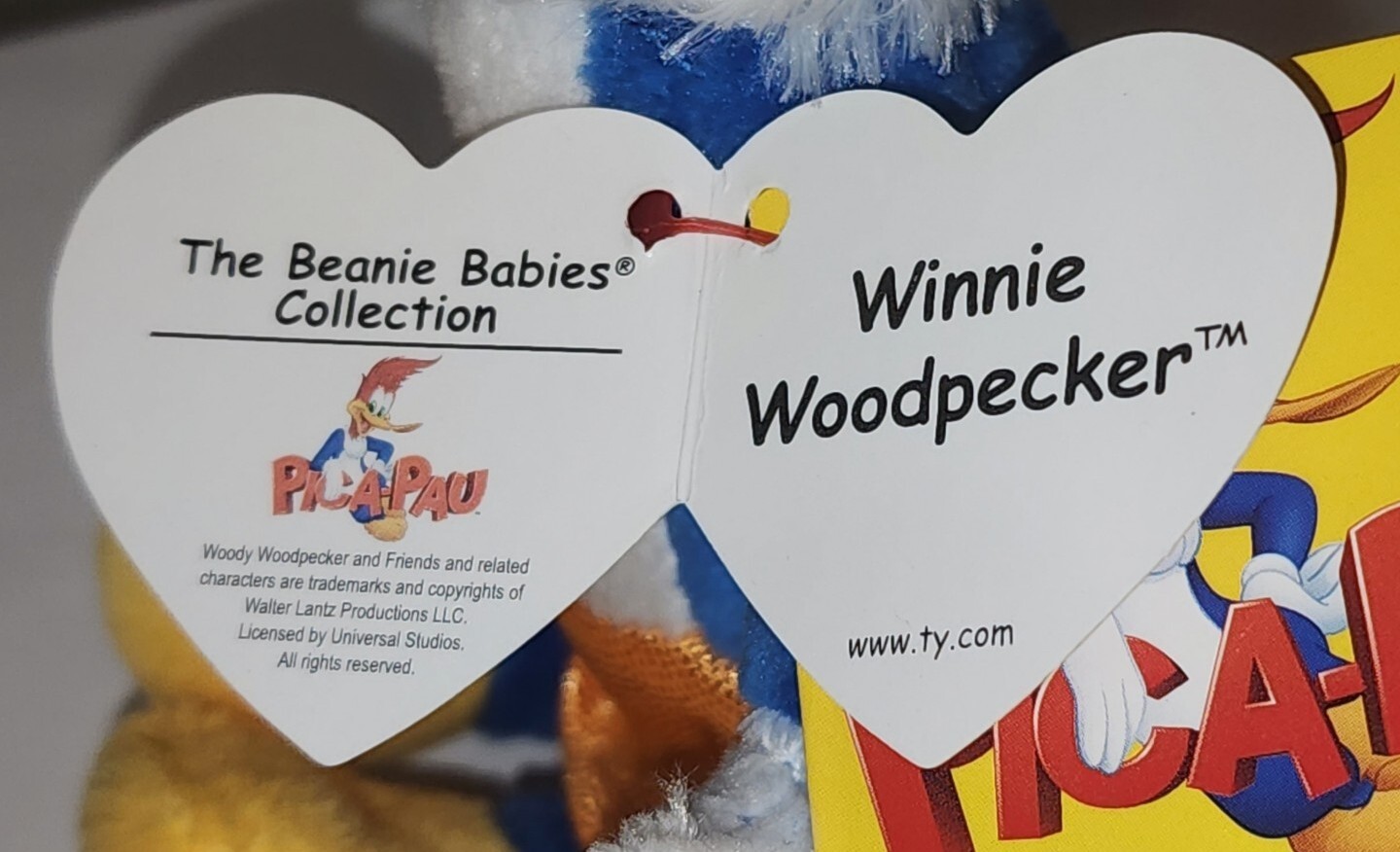 Ty Beanie Babies Woody Woodpecker, Winnie, Chilly Willy & Buzz Brazil ...