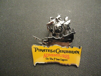 DISNEY WDW ADVENTURES ON THE 7 SEAS LAGOON THE FLYING DUTCHMAN PIN LE ...