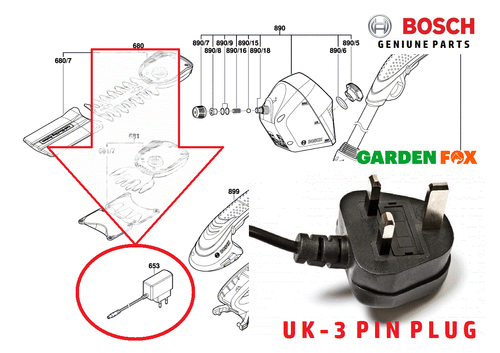 Genuine Original Bosch ISIO 3.6V (3600H33100) BATTERY CHARGER ...