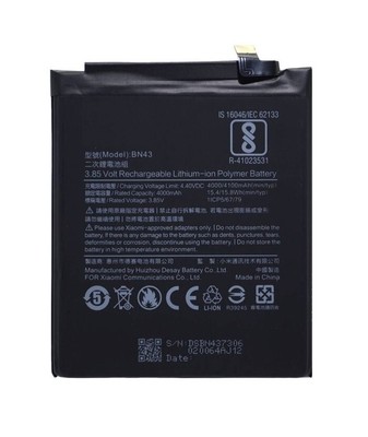XIAOMI Redmi Note 4 - OEM BATTERY BN43 4100 mAh LI-ION, Bulk | eBay