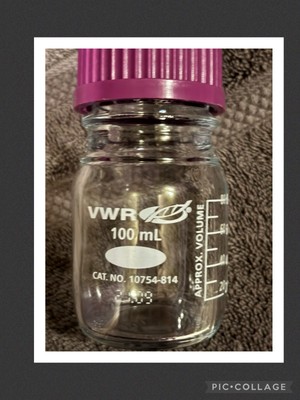 👒 Vwr 100mL Container With Lid | eBay