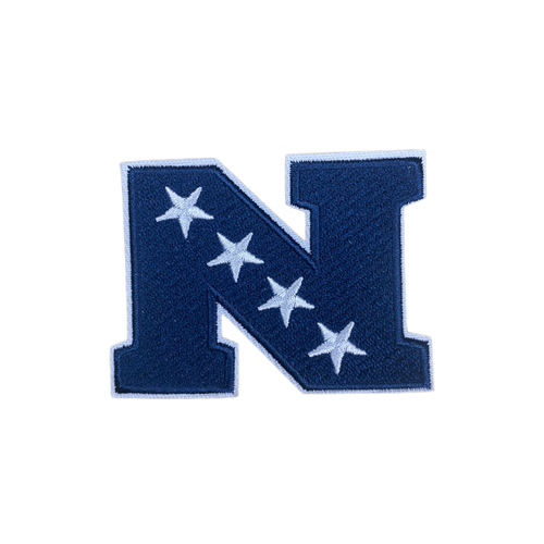Set Of 3 AFC + NFC CONFERENCE + Small NFL shield Logos IRON ON PATCHES ...