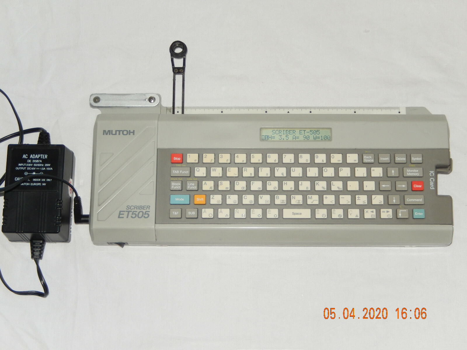 MUTOH ET505 Scriber mit Netzteil,geprüft ist voll funktionsfähig,in TOP ...