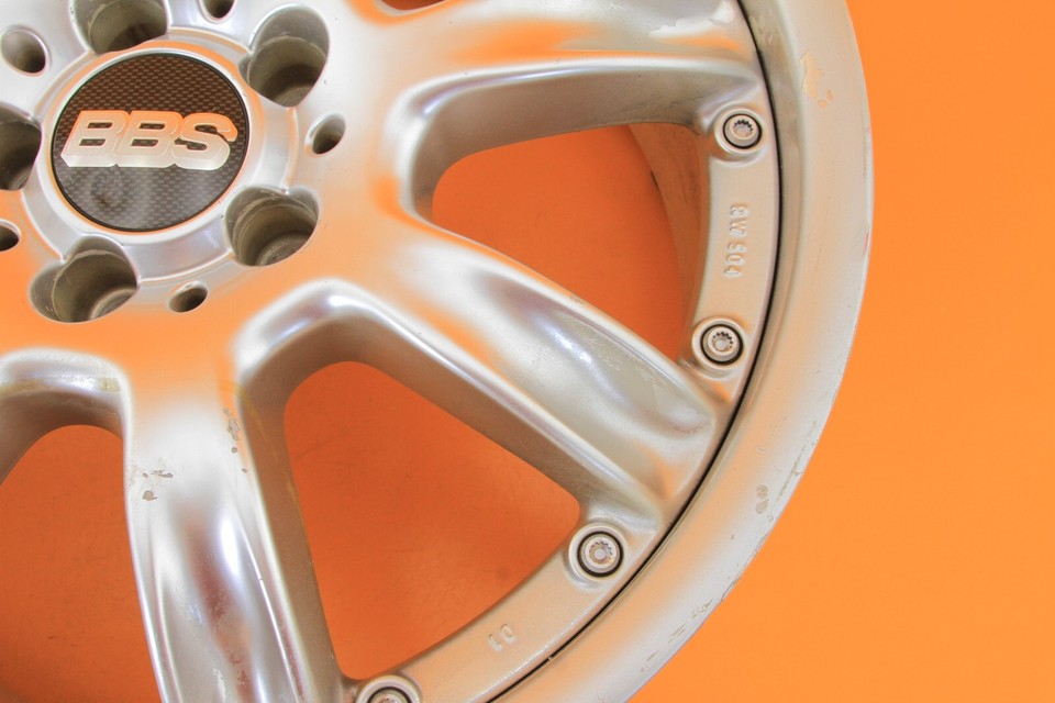 BBS RW 504 SPLIT Silver 18" x 8.5" Inch 5 x 112mm OEM Wheel Rim 1246051 ...