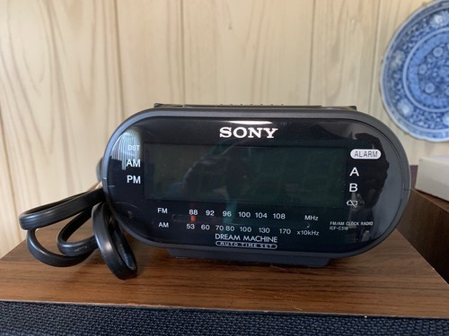 Sony Dream Machine ICF-C318 Automatic Time Set Clock Radio with Dual ...