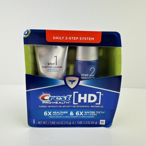 Crest HD Pro-Health Whitening Daily 2-Step System Gel Fluoride ...