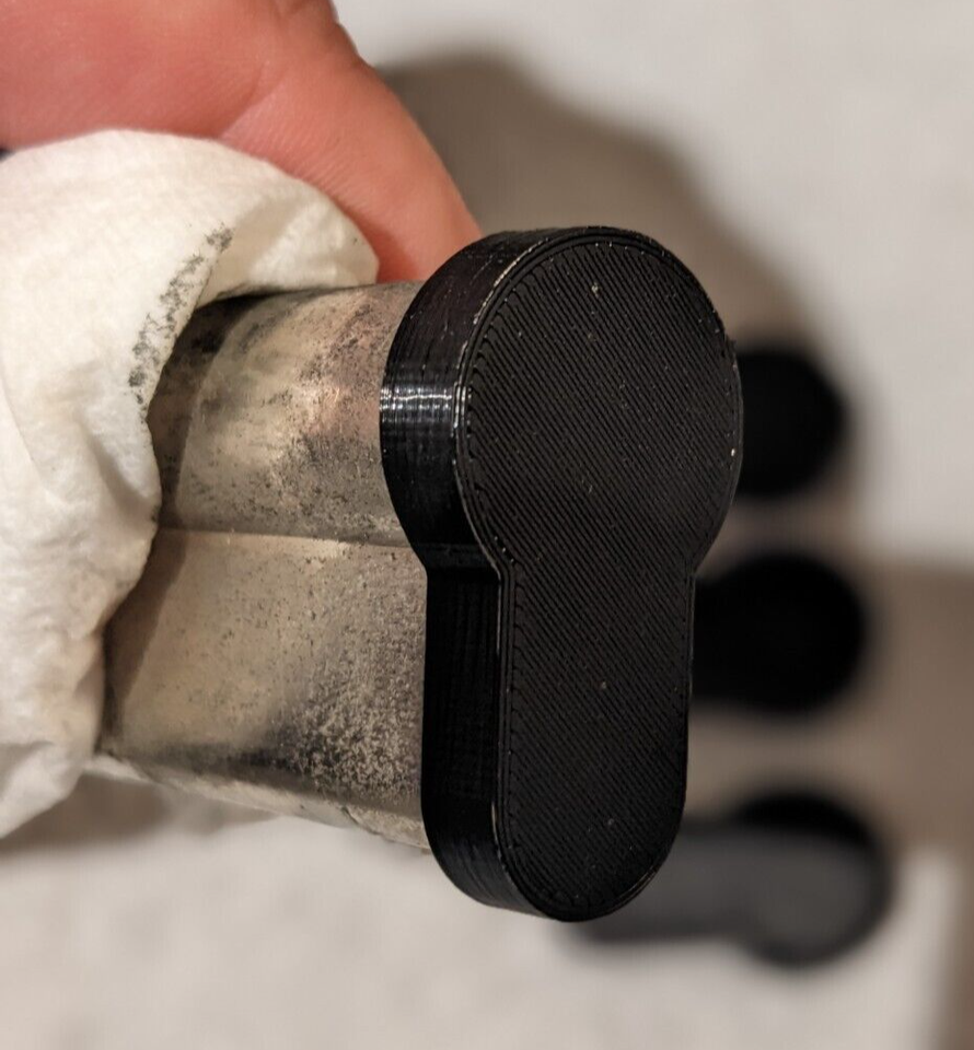 2x Keyhole Lock Cover Door Lock Cover Draft Draught Excluder Cap ...