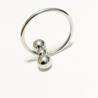 316L Surgical Steel 10g, 8g & 6g 1-1/4" Diameter TRIPLE Balls FRENUM ...