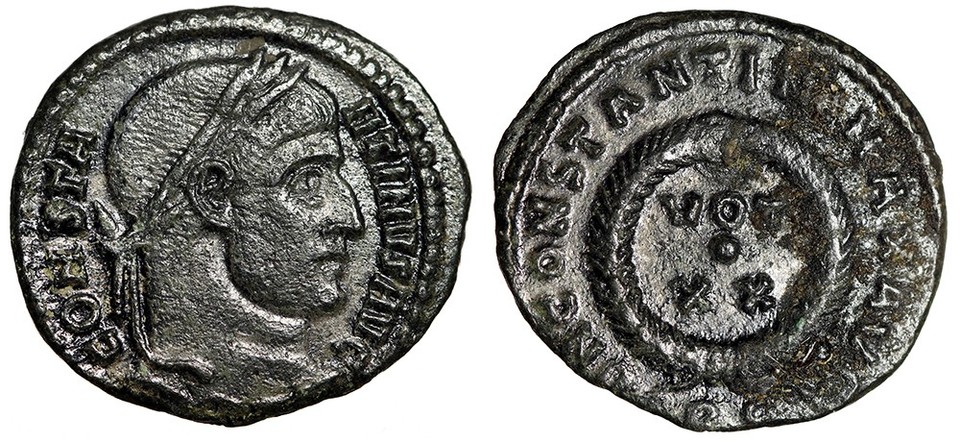 NICE PORTRAIT Constantine I The Great Roman Coin w COA Certified ...