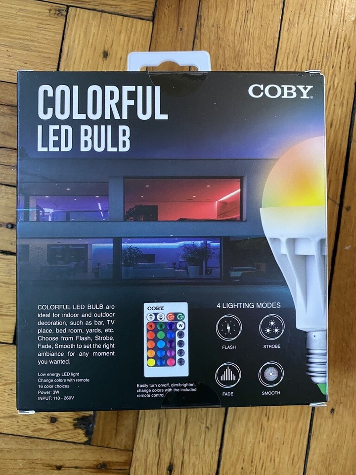 Coby Colorful LED Bulb | eBay