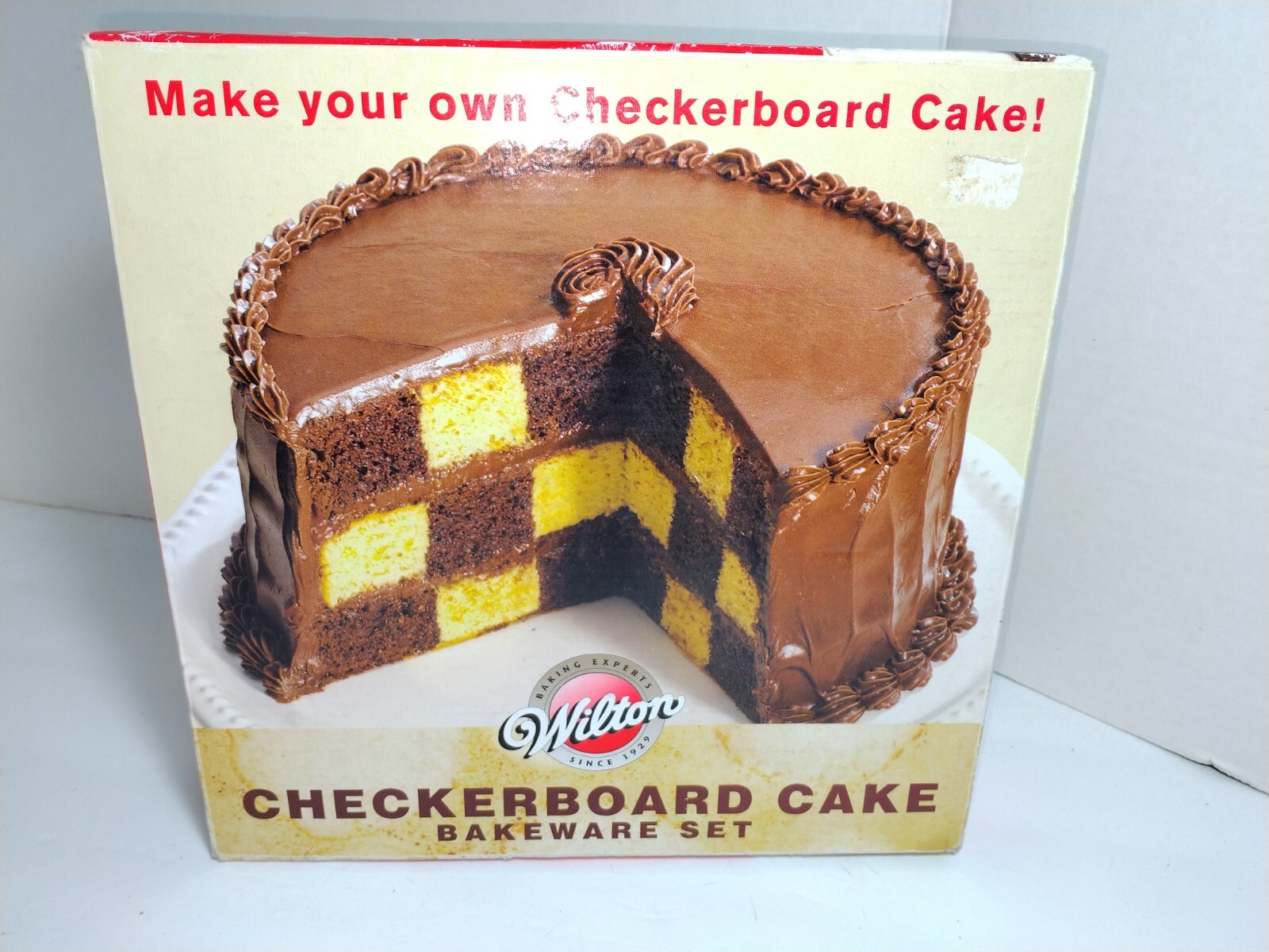 Wilton Checkerboard Cake Pan Set New in Box | eBay