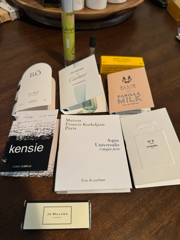 High End Fragrance Perfume Samples Women & Men Lot MFK Chanel Bo ...