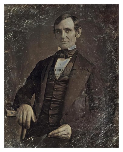 PRESIDENT ABRAHAM LINCOLN FIRST KNOWN PHOTOGRAPH 1846 8X10 PHOTO | eBay