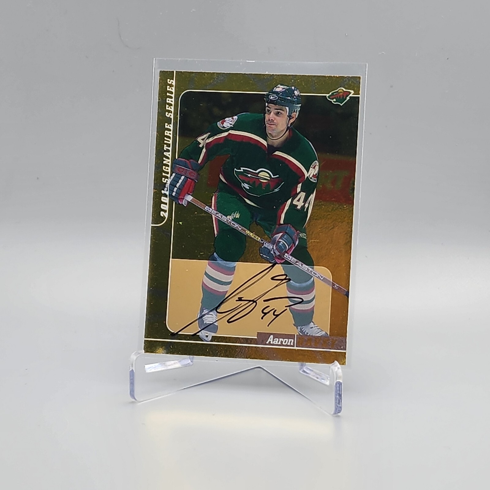 2001 In the Game Signature Series Gold Aaron Gavey Minnesota Wild | eBay