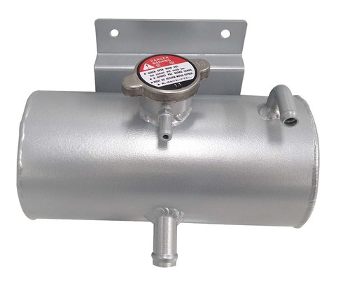 Alloy Header Horizontal Round Coolant Overflow Expansion Tank 1500ML ...