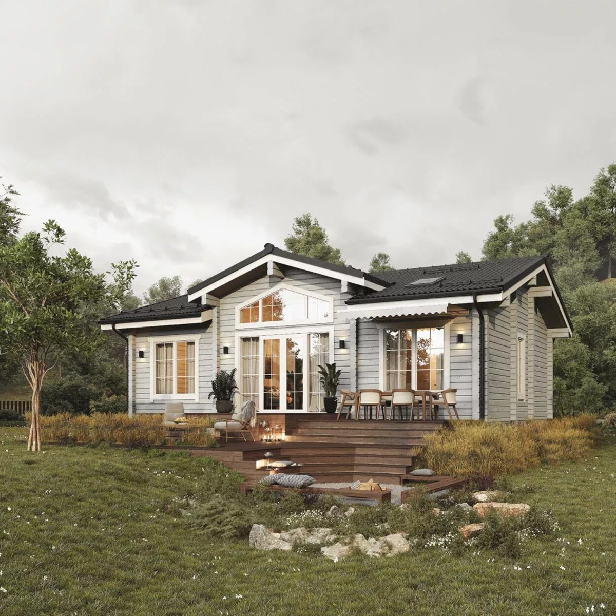 Contemporary Modular Log Homes