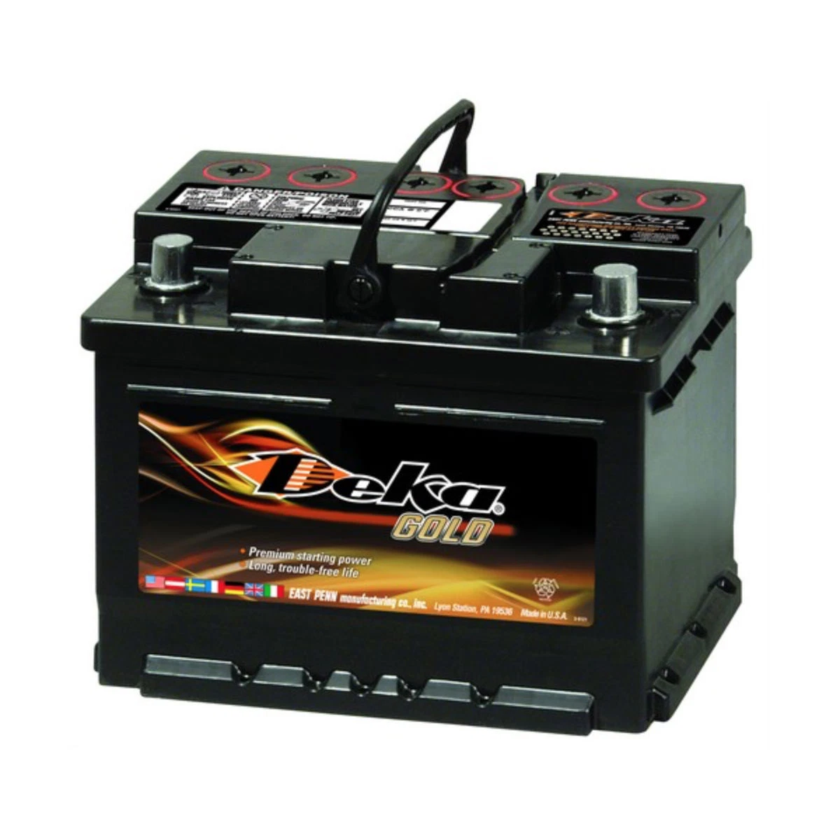 648MF Deka 12v Maintenance-Free Group 48 Battery 680 CCA, 56% OFF