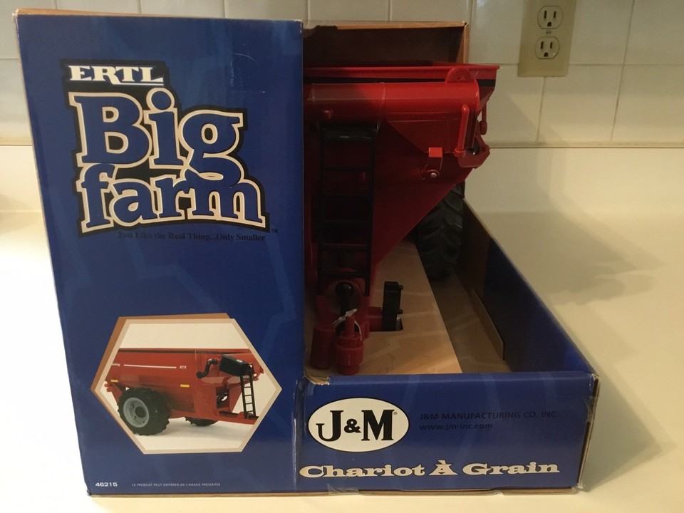 ERTL 1/16 BIG FARM Red J & M 875 Grain Cart 46215 | eBay