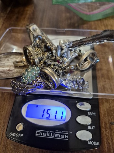 151.1 Grams Sterling Silver Jewelry Lot. Some Scrap Some Wear. .925 Jewelry | eBay