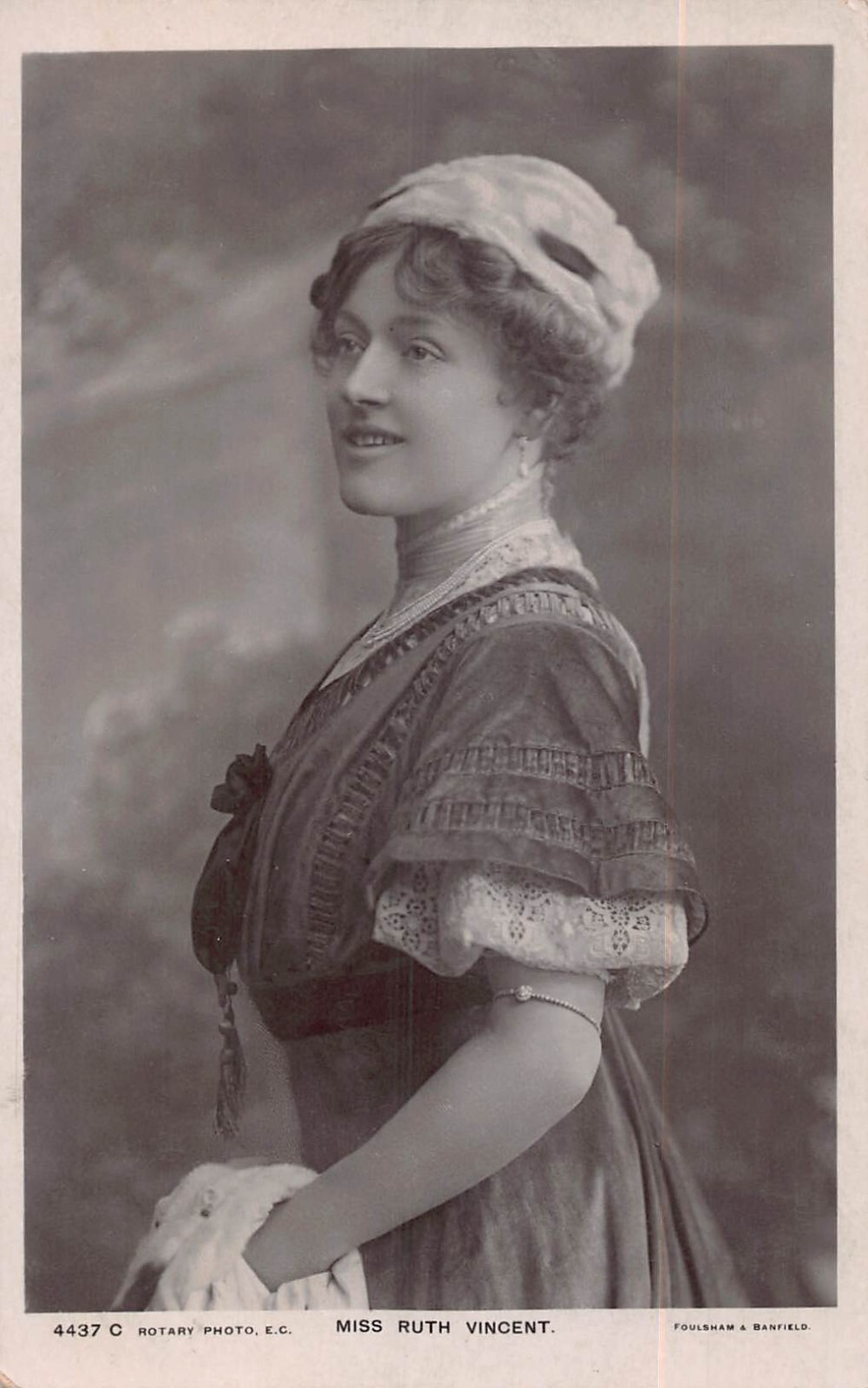 RUTH VINCENT-BRITISH OPERA SINGER & ACTRESS~1909 ROTARY PHOTO POSTCARD ...