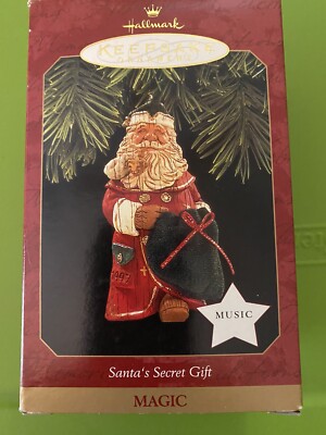 1997 Hallmark "SANTAS SECRET GIFT" Magic Ornament ~ in Box | eBay