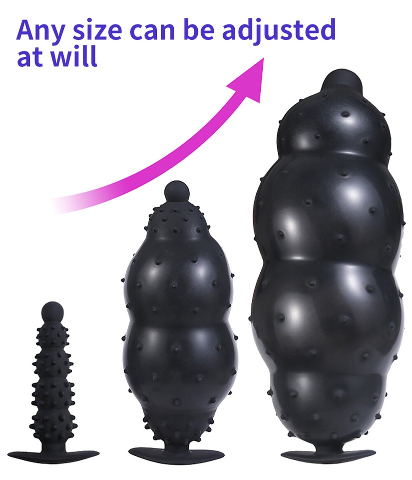 Big Huge Inflatable Plug Dilator Beads Ball Expander Silicone Pump BDSM ...