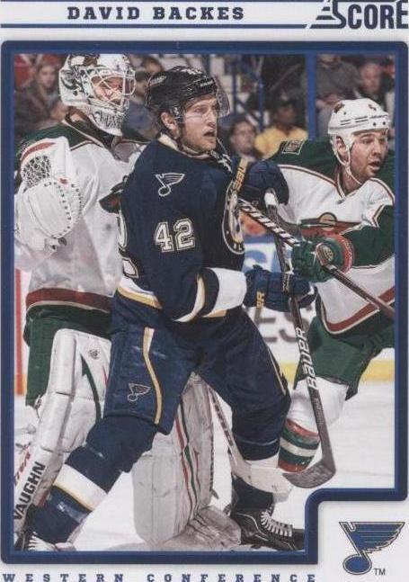 2012-13 Score - David Backes #401 for sale online | eBay