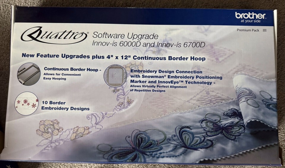 Brother Innovis 6000d Embroidery AND Sewing Machine Excellent Condition ...