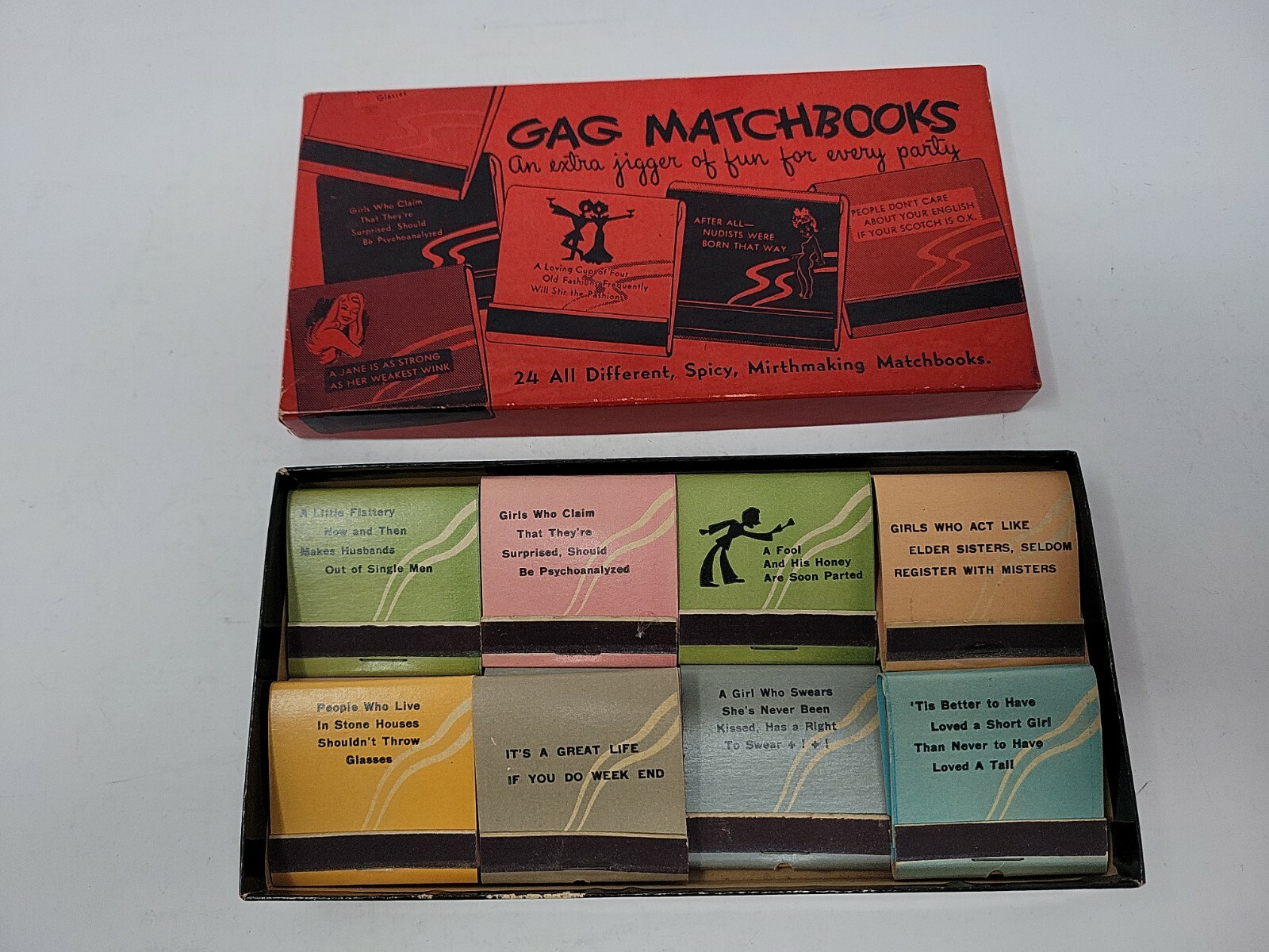 Vintage Box of 15 Unused Gag Matchbooks Fun for Party RARE! | eBay