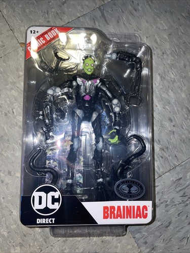 McFarlane Toys DC Direct Brainiac Platinum Edition Chase 7” Figure with ...