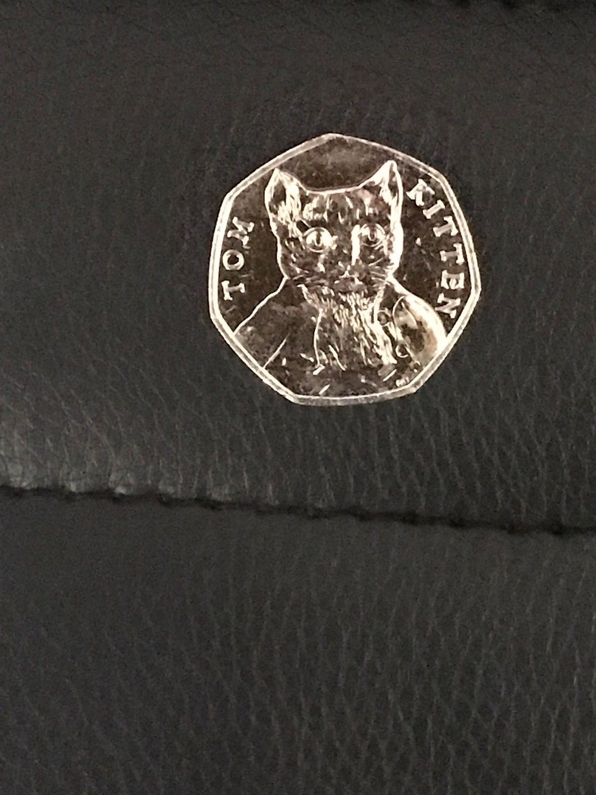 Beatrix Potter Tom Kitten 2017 50 p Fifty Pence Coins Uncirculated ...