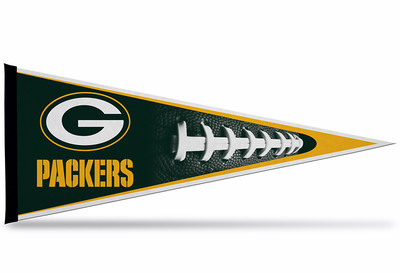 New Green Bay Packers NFL Pennant 12"x30" Made in USA banner flag | eBay