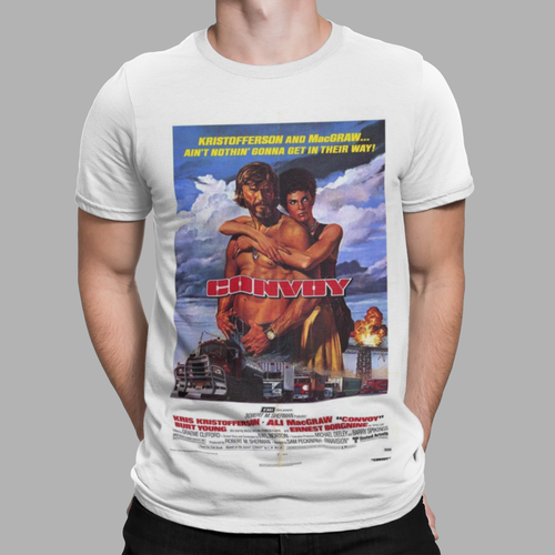 Convoy T-Shirt Mack Truck Trucker Movie Film Retro 80s USA New Gift UK ...