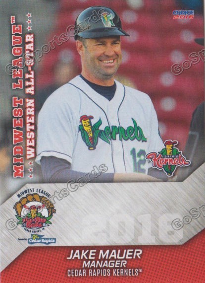 2016 Midwest League All Star R Jake Mauer Minnesota Twins MGR | eBay