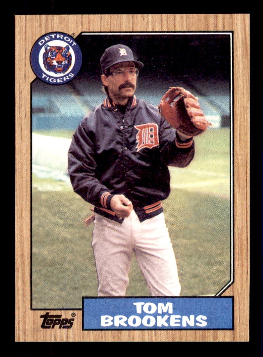 1987 Topps Baseball #713 Tom Brookens NM or better *cc1 | eBay