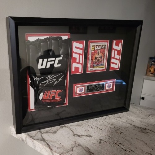 Frame your Signed autographed UFC glove CONOR MCGREGOR JON JONES KHABIB ...